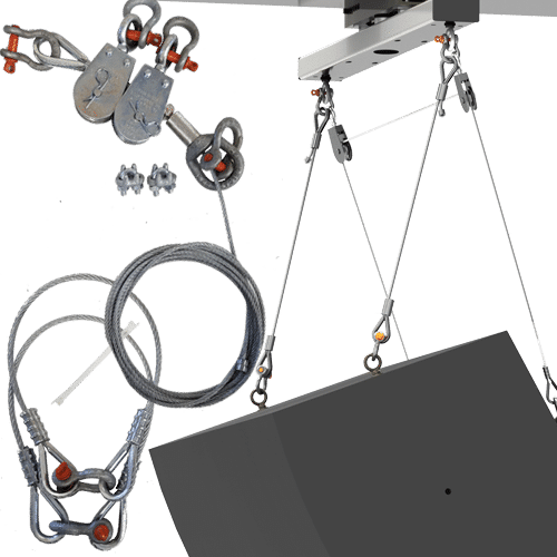 Double Pulley Tilt Cable Kits | Adaptive Technologies Group