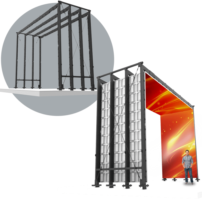 T-Mobile LED Video Wall ArchwayIC-Technologies X Series LED Tile Video ...